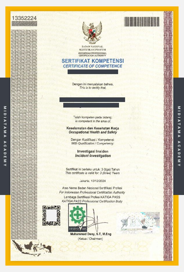 Investigasi Insiden Batch 21 | Midiatama Academy - PJK3 Tersertifikasi Kemenaker & BNSP